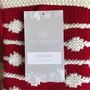Rachel Ashwell | Holiday | Rachel Ashwell Farmhouse Red Cuffed Stocking ...